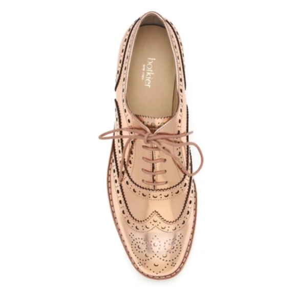 Botkier | Shoes | Botkier Womens 65 Rose Gold Metallic Leather Clive ...